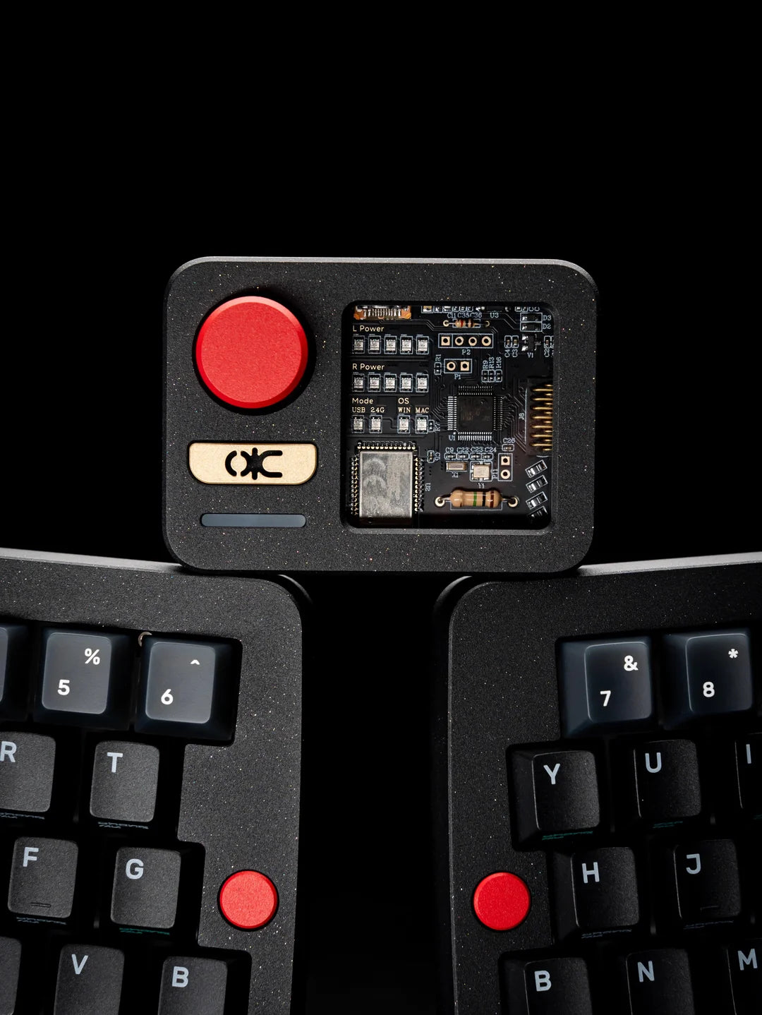 QK Alice Duo Split Ergonomic Keyboard | 8000Hz Wireless | OZO Keyboards